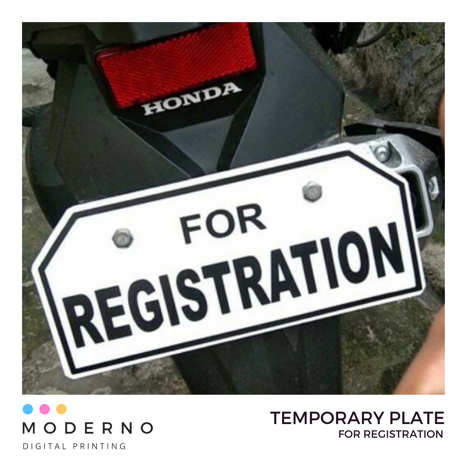 Motorcycle Temporary Plate For Registration Lazada PH Motorcycle Temporary Plate For Registration Lazada PH