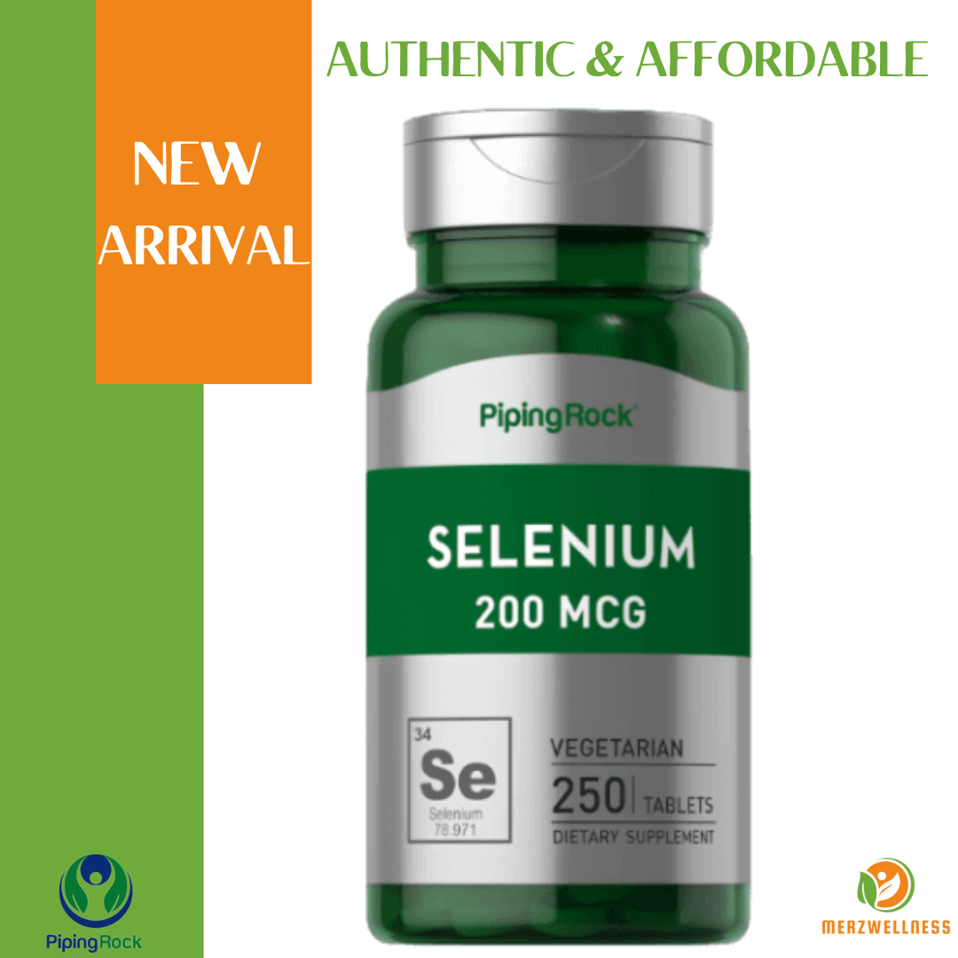 Piping Rock, Selenium, 200 mcg, 250 Tablets Expiry: 01/2025 | Lazada PH