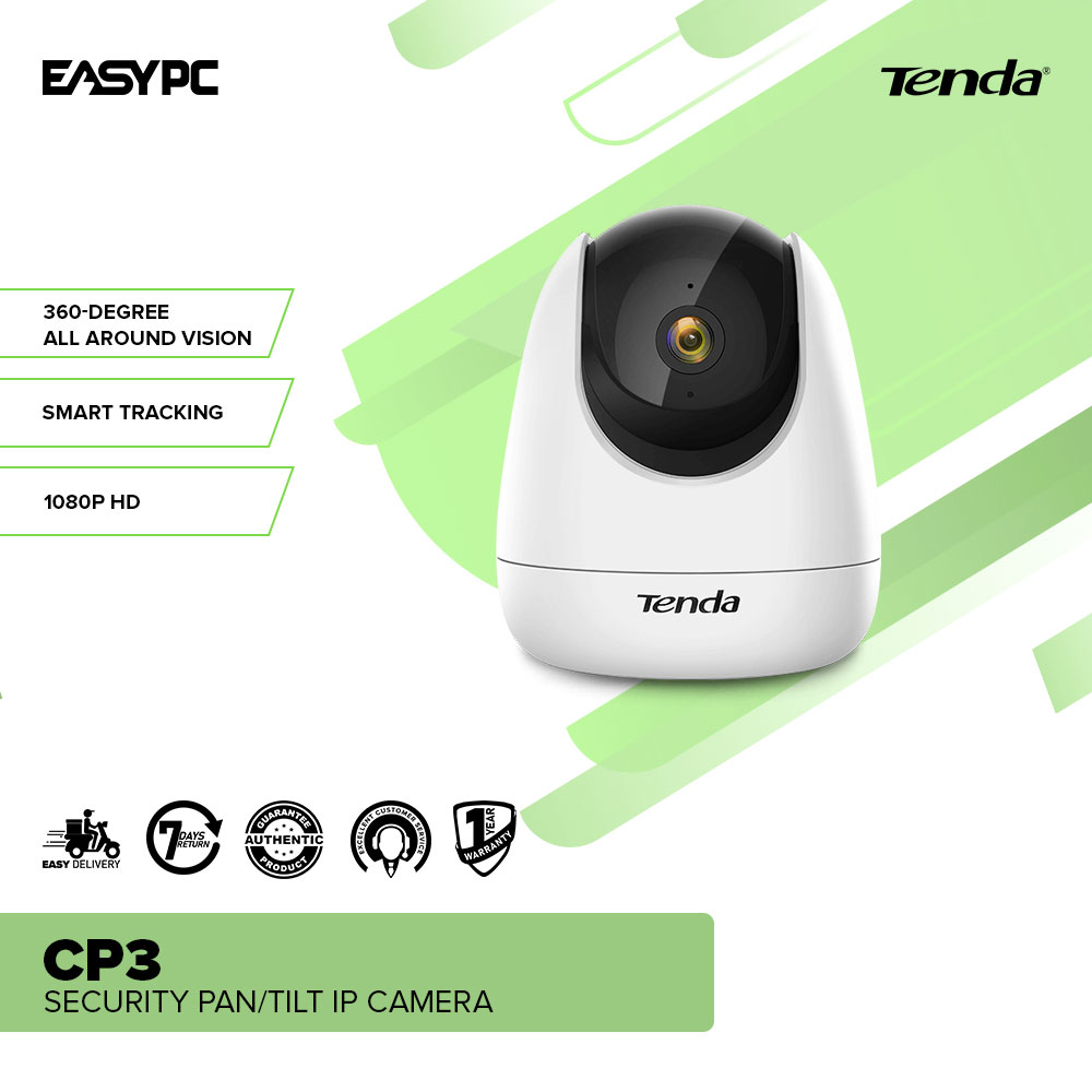 EasyPC | Tenda CP3 Security Pan/Tilt IP Camera | Lazada PH