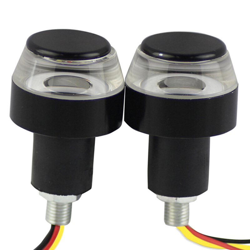 1pc DC 12V Motorcycle LED Handlebar End Turn Signal Light Flasher ...