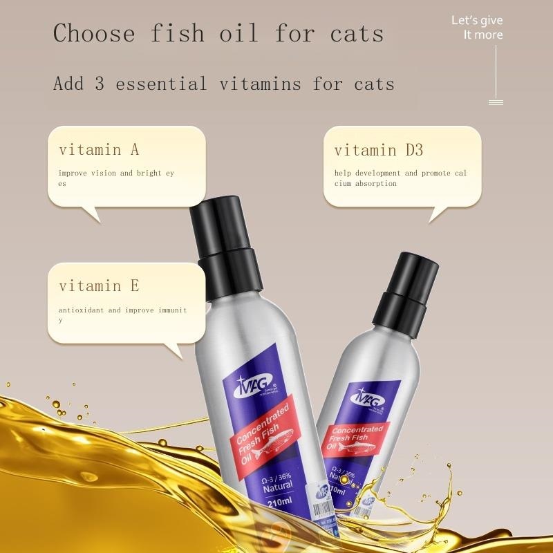 MAG fish oil in beauty hair cat hair skin care pet cat fish oil ...