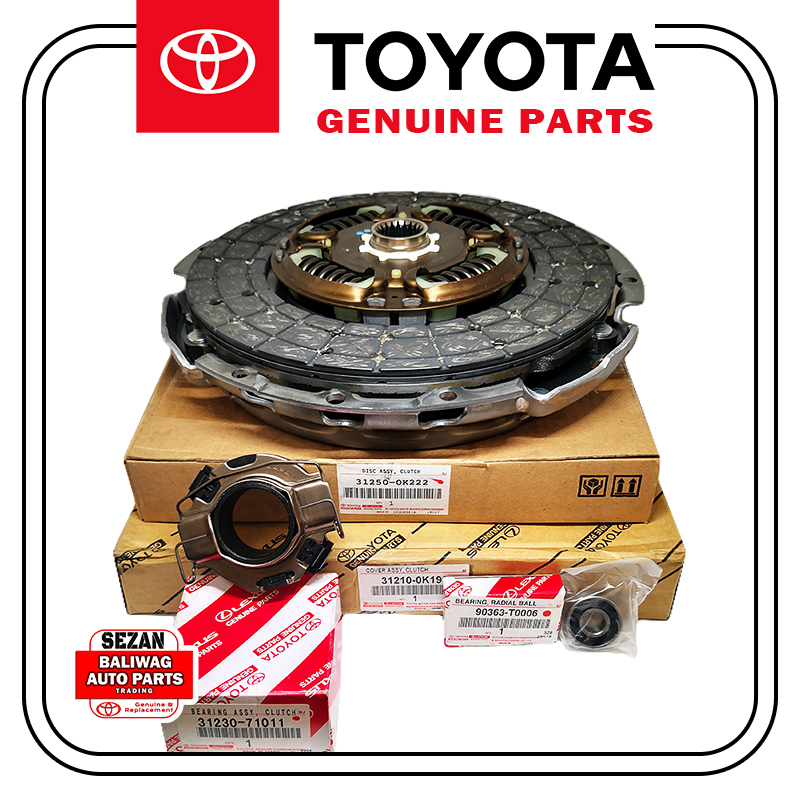 ORIGINAL TOYOTA FORTUNER HILUX 1KD 4X4 275 MM 2005-2015 CLUTCH SET ...
