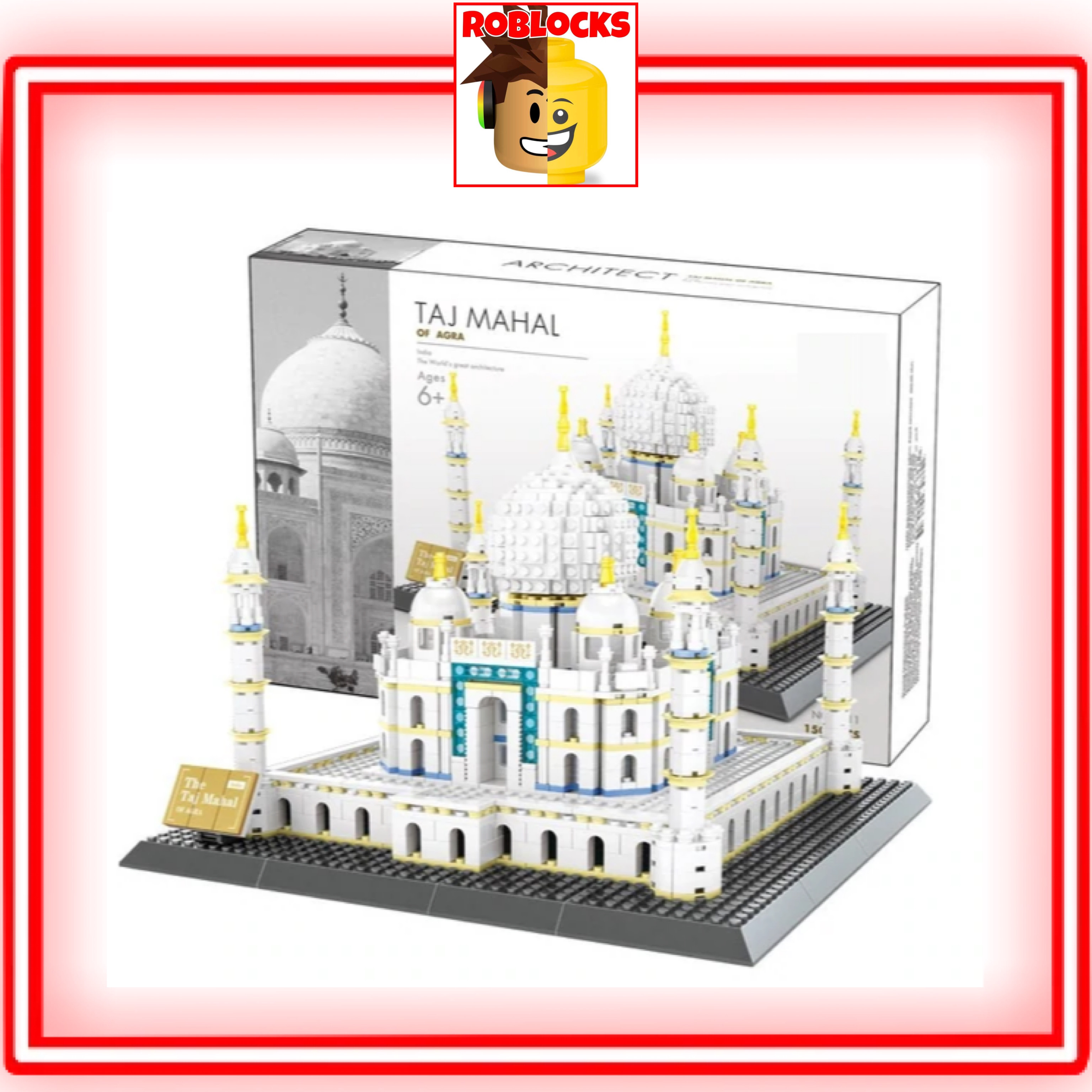 1,505pcs TAJ MAHAL ARCHITECTURE Building Blocks Toy WANGE 5211 Educational Bricks Set For Adult ...