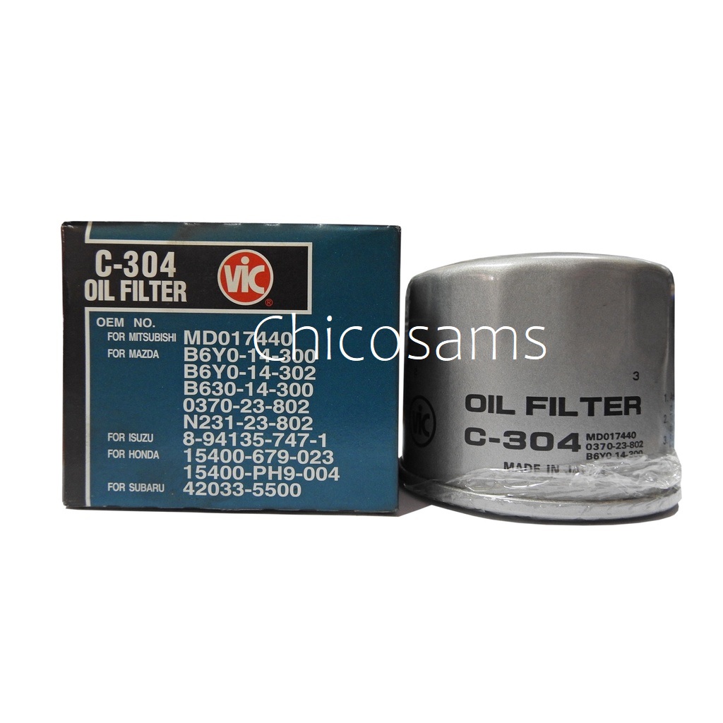 Vic Oil Filter C-304 for Kia Rio / Soul / Hyundai Accent / Elantra ...