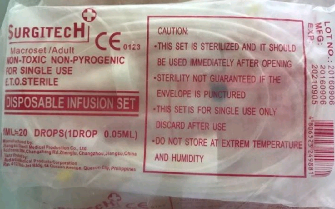 IV Infusion Set Macroset/Adult or Microset/ Pedia 100pcs/order | Lazada PH
