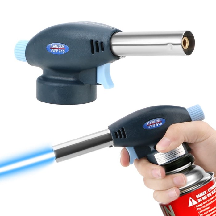 Gas Flame Gun Auto Ignition Jet Burner Welding Torch Gas Blow Flame ...