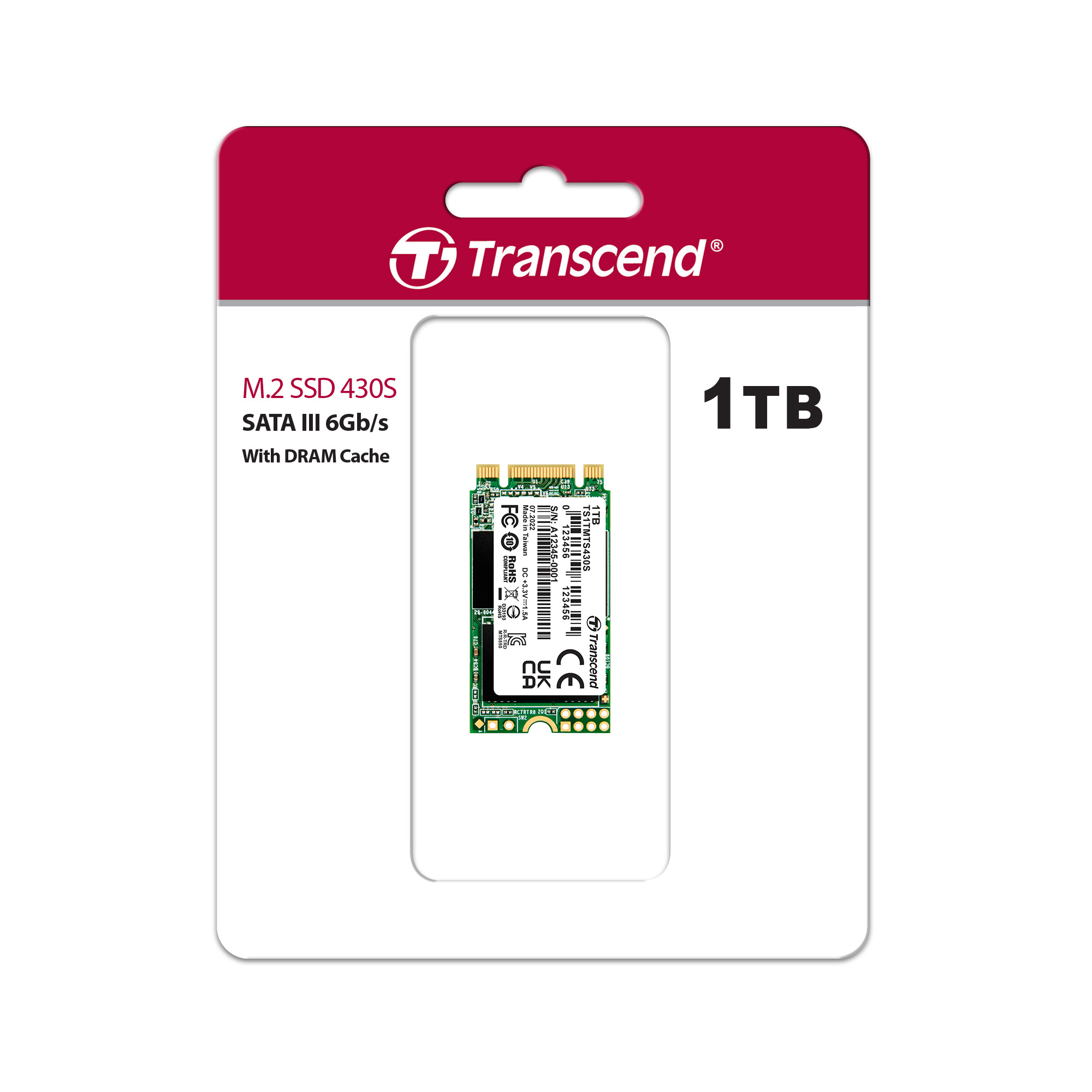 Transcend 256GB/512GB/1TB SATA III 6Gb/s M.2 SSD 430S | Lazada PH