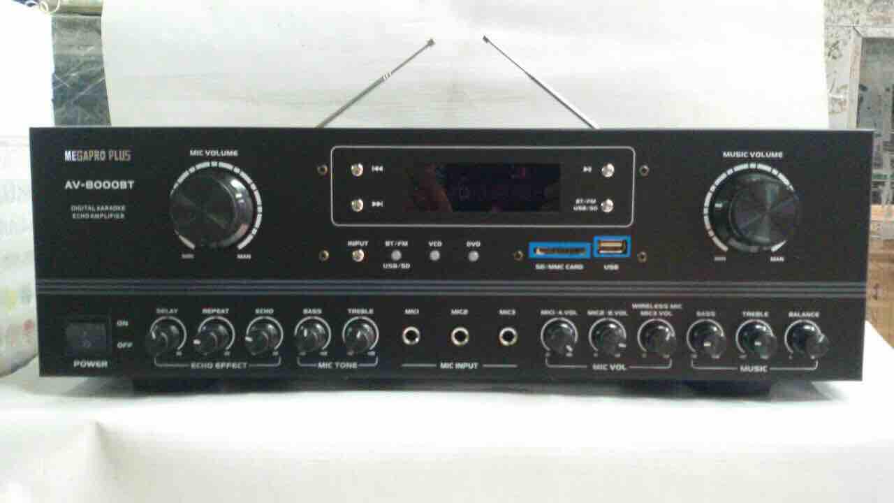 MEGAPRO PLUS AV-8000BT Power Amplifier | Lazada PH