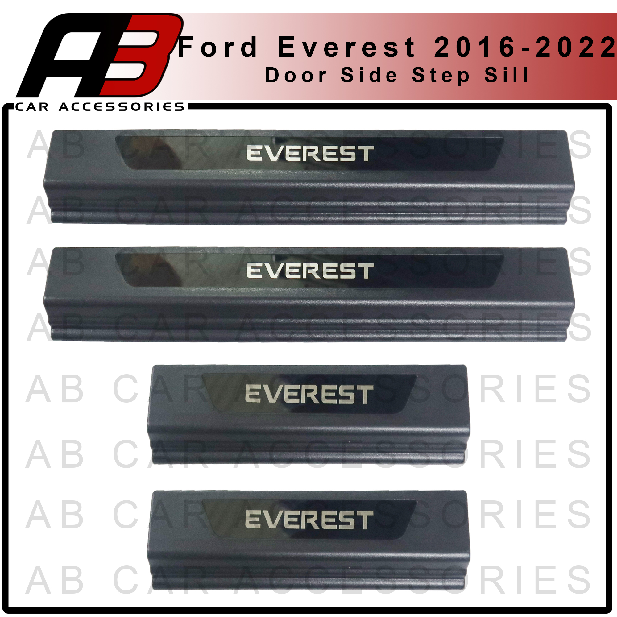 Ford Everest 2016-2022 Door Side Step Sill / Door Sill Plate Cover ...