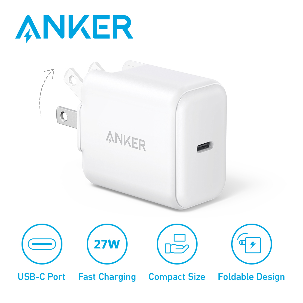 Anker PD 20W Nano Charger PIQ 3.0 Durable Compact Fast Charger ...