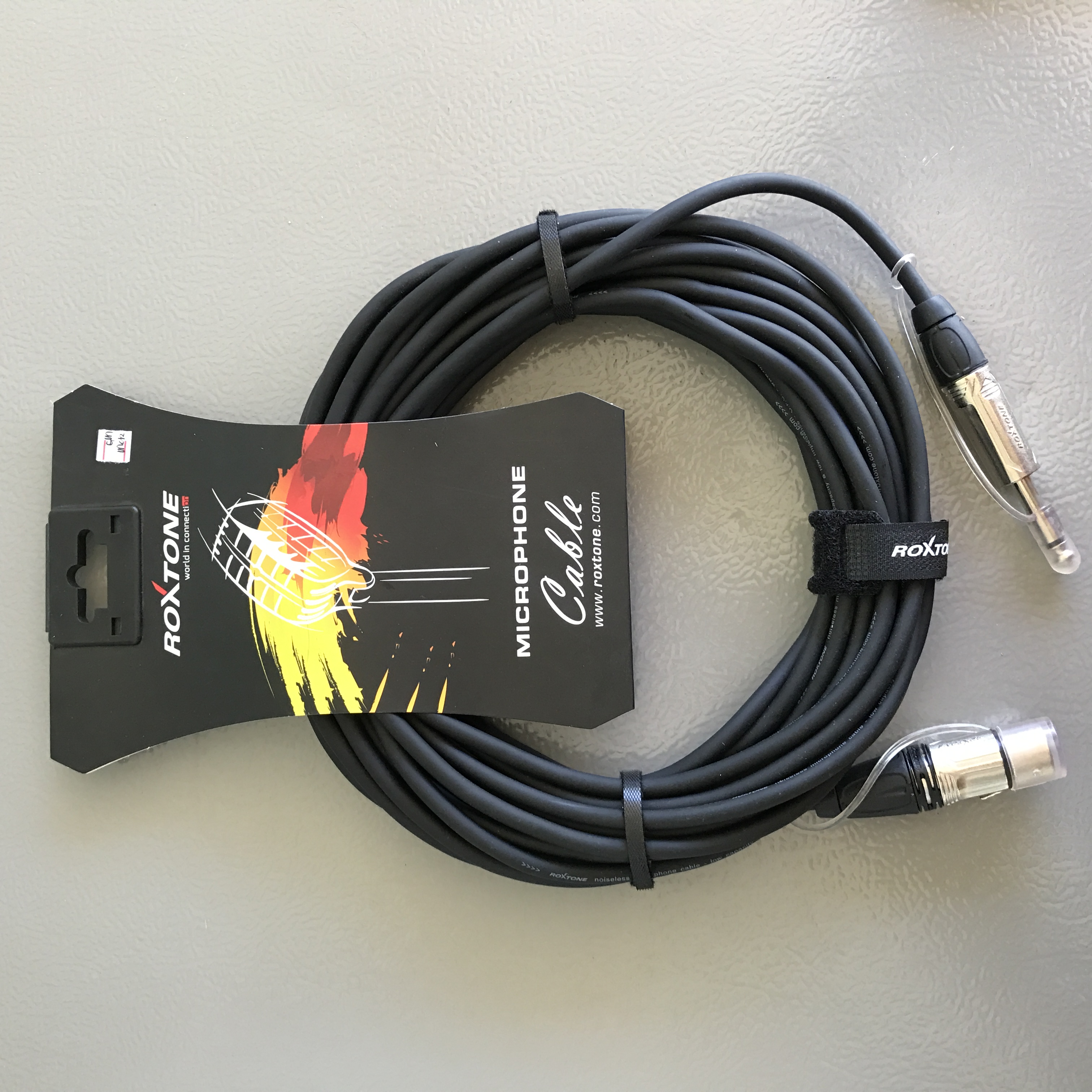 Roxtone Heavy Duty Cord 10m 10 meters Microphone Cord 3pins XLR Jack to 6.3mm PL-55 plug / Mic ...