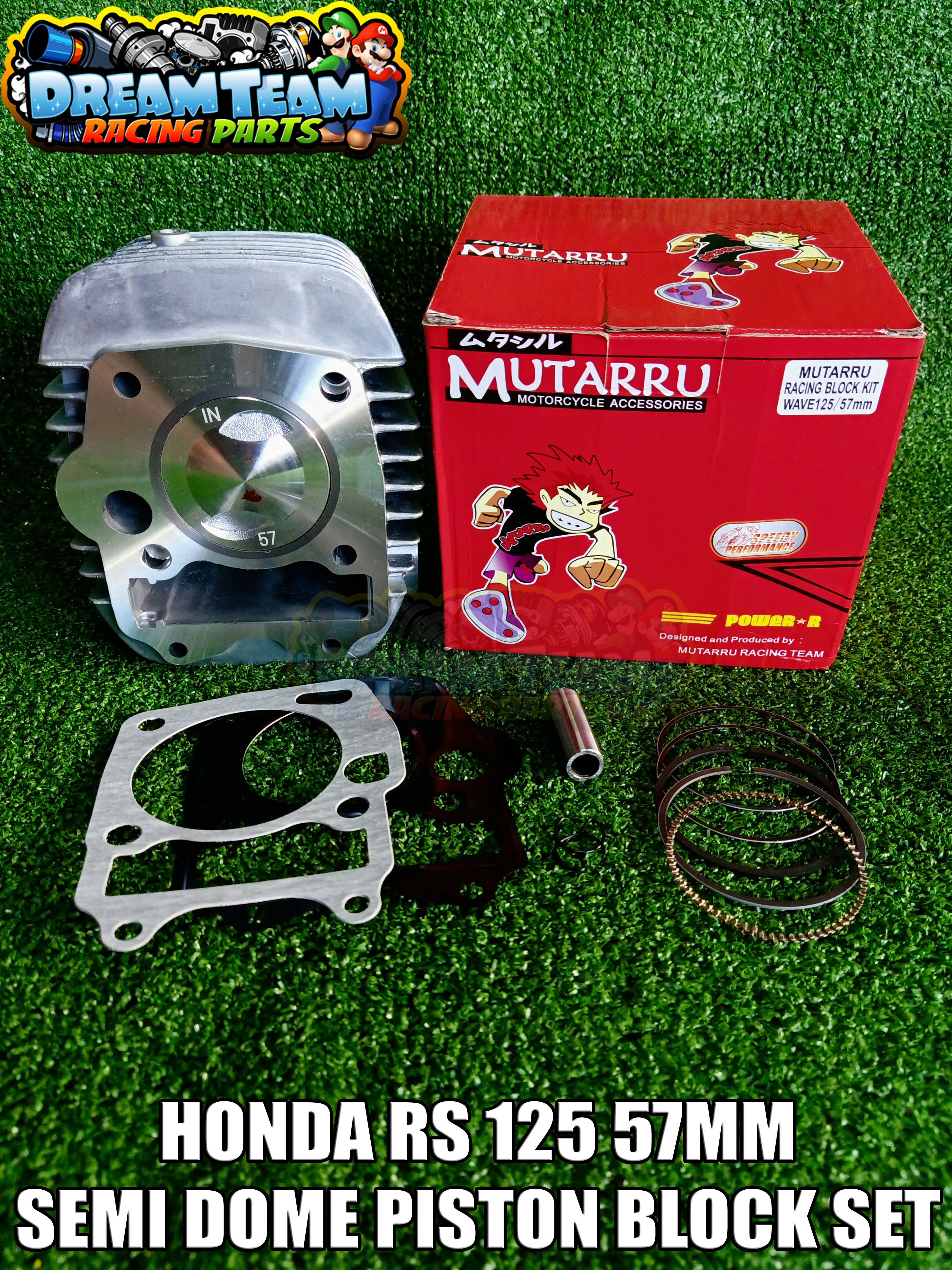 MUTARRU RS 125 57MM SEMI DOME PISTON CYLINDER BLOCK SET | Lazada PH