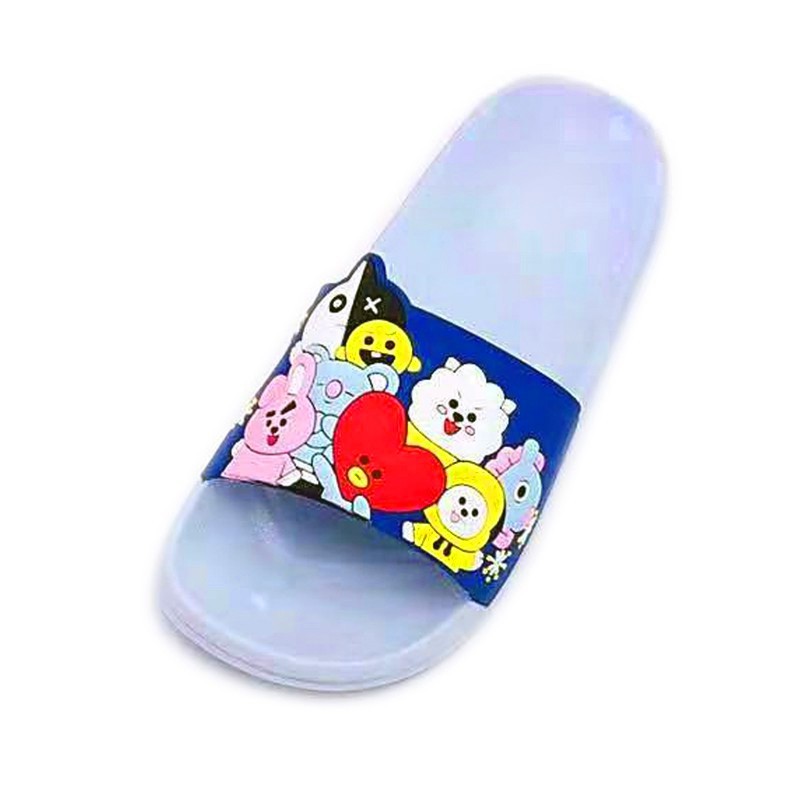 KASAI Bts Kpop Slippers BT21 Slipper Slides for Kids Korean Style Cute ...