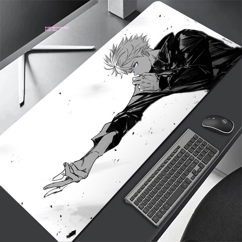 Fashion Jujutsu Kaisen Gojo Satoru Large Anime Mousepad Gamer Mousepads ...