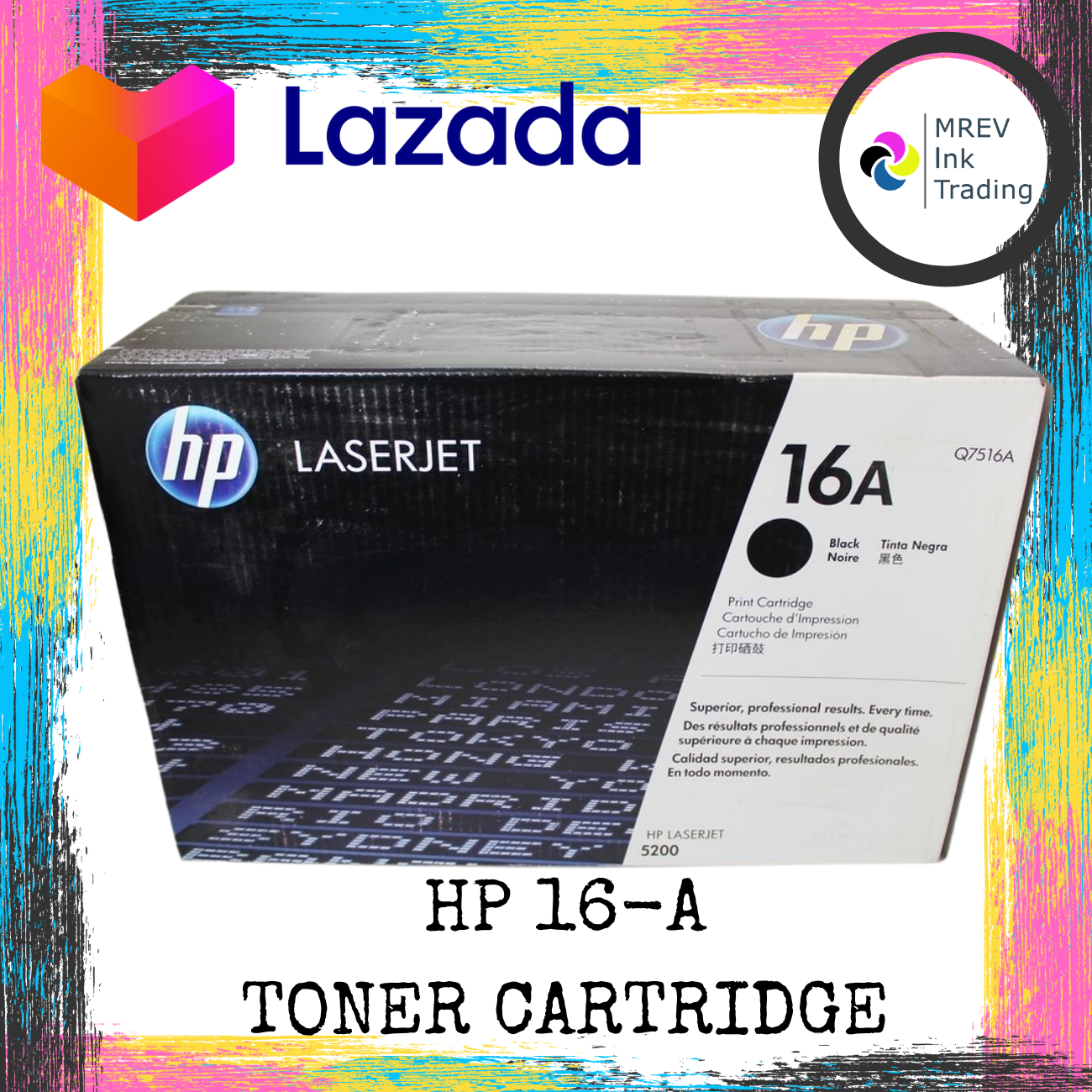 HP 16A ( Q7516A ) Black Toner Cartridge | Lazada PH