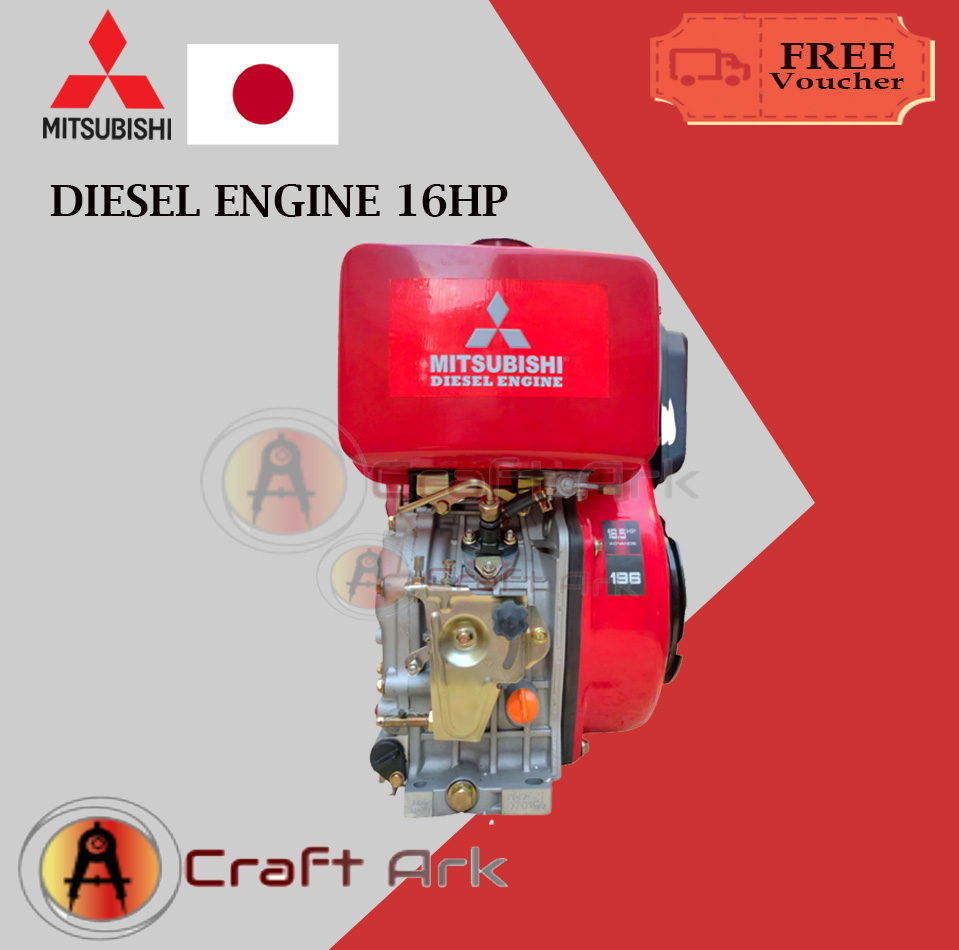Mitsubishi Diesel Engine 16 HP 196F Highspeed Lowspeed Electric And ...