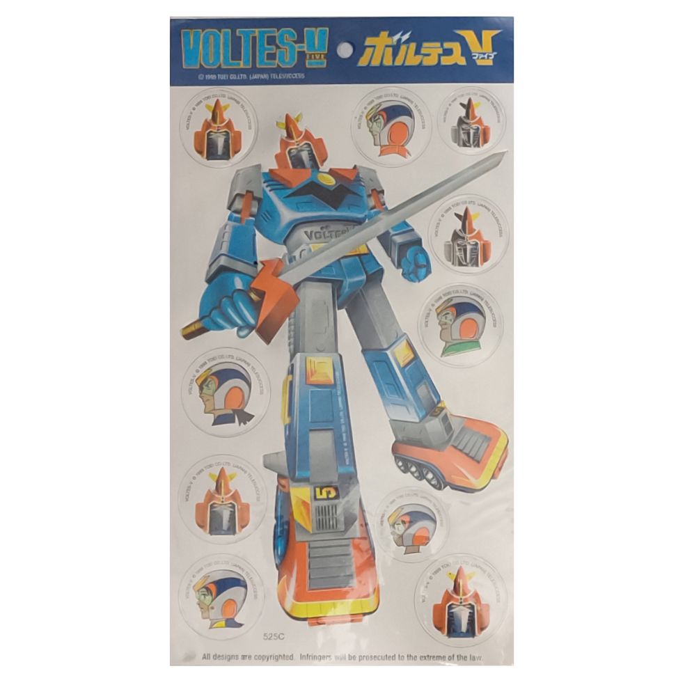 Stickers Voltes-V TOEI CO. LTD. Japan | Lazada PH