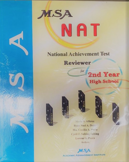 MSA NAT Reviewer for 2nd Year High School | Lazada PH