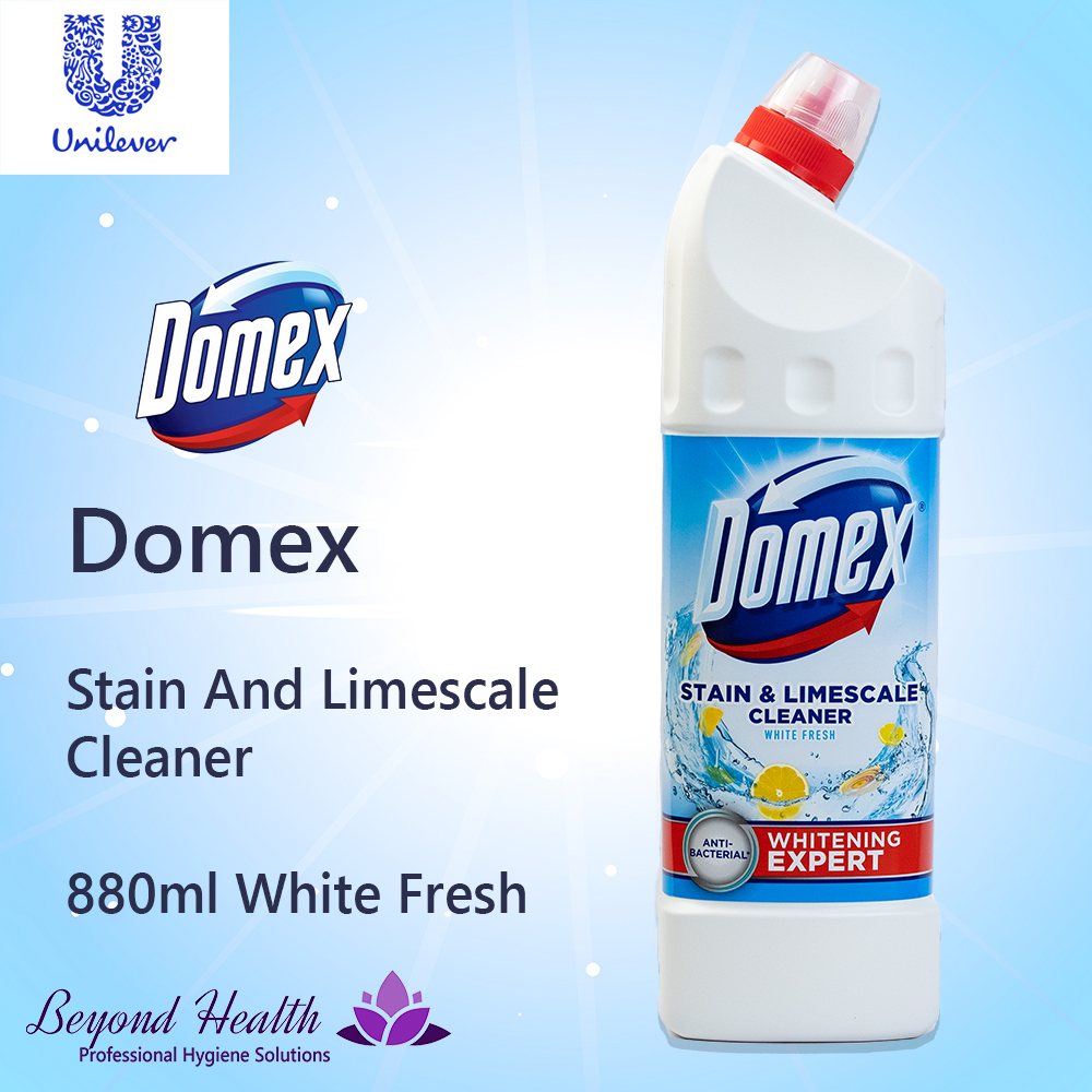 Domex Stain And Limescale Cleaner White Fresh 880ml Domex Stain and ...