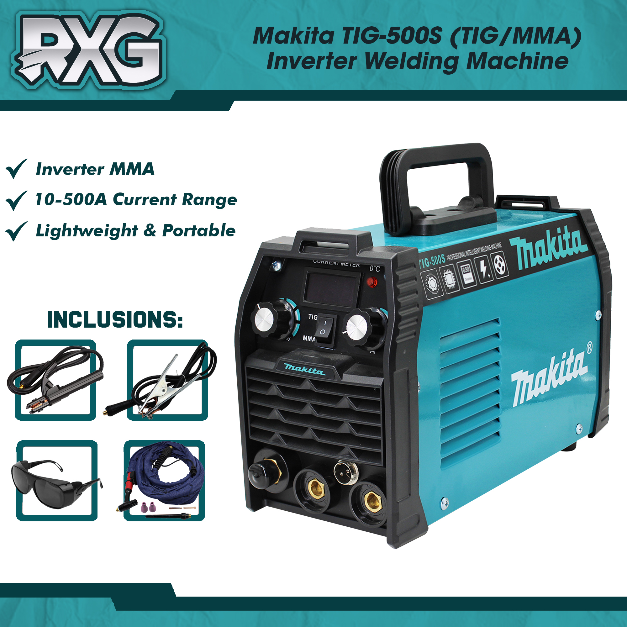 MK MMA/TIG-500S 2in1 Professional Intelligent Inverter Welding Machine ...