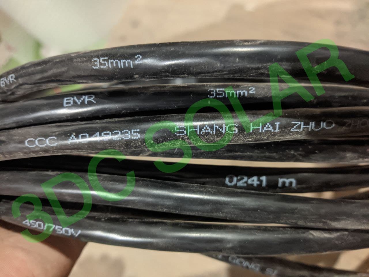 BATTERY/INVERTER Cable [35mm2] Single Core RED/BLACK Series/Parallel ...