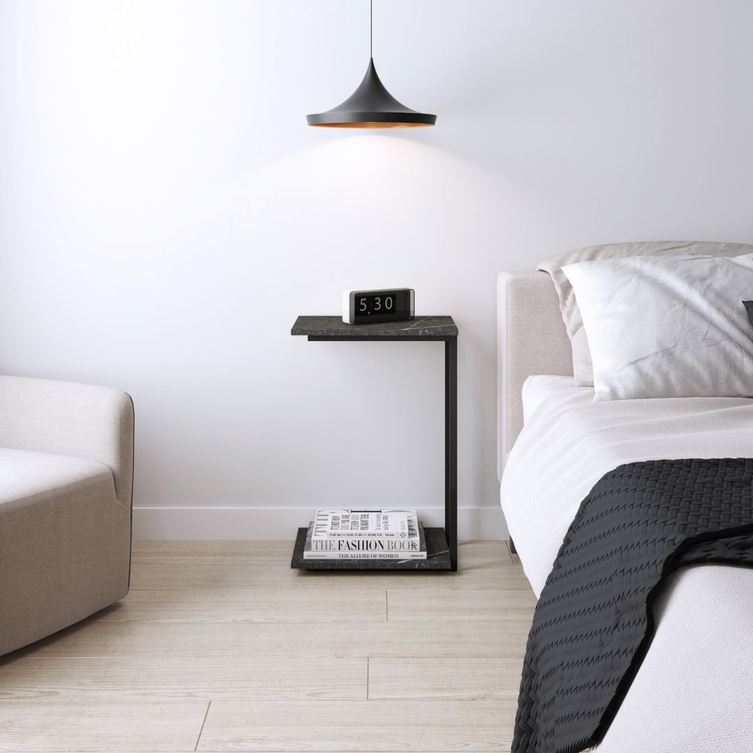 Modern Side Table & Coffee Table for Bedroom or Living Room| Color ...