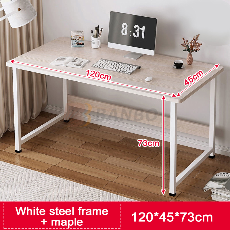 80/100/120cm Study Table Computer Table Office Table Study Desk Table ...