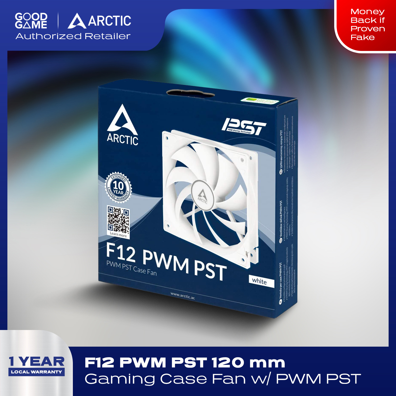 Arctic F12 PWM PST 120 mm CPU Cooling Fan with PWM Sharing Technology ...