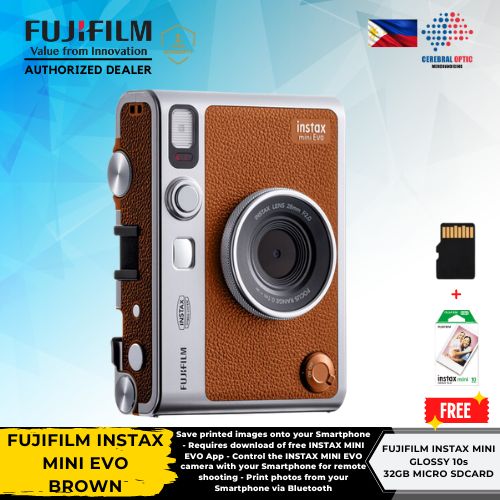 FUJIFILM INSTAX MINI EVO + Fujifilm INSTAX MINI Instant Film 10's ...