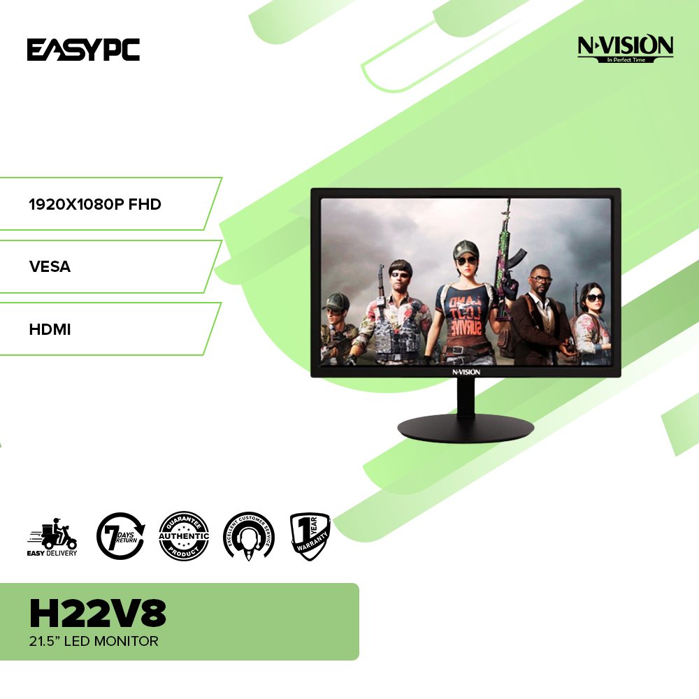 EasyPC | Nvision H22V5 21.5 Inches / H22V8 21.5" Led Monitor For ...
