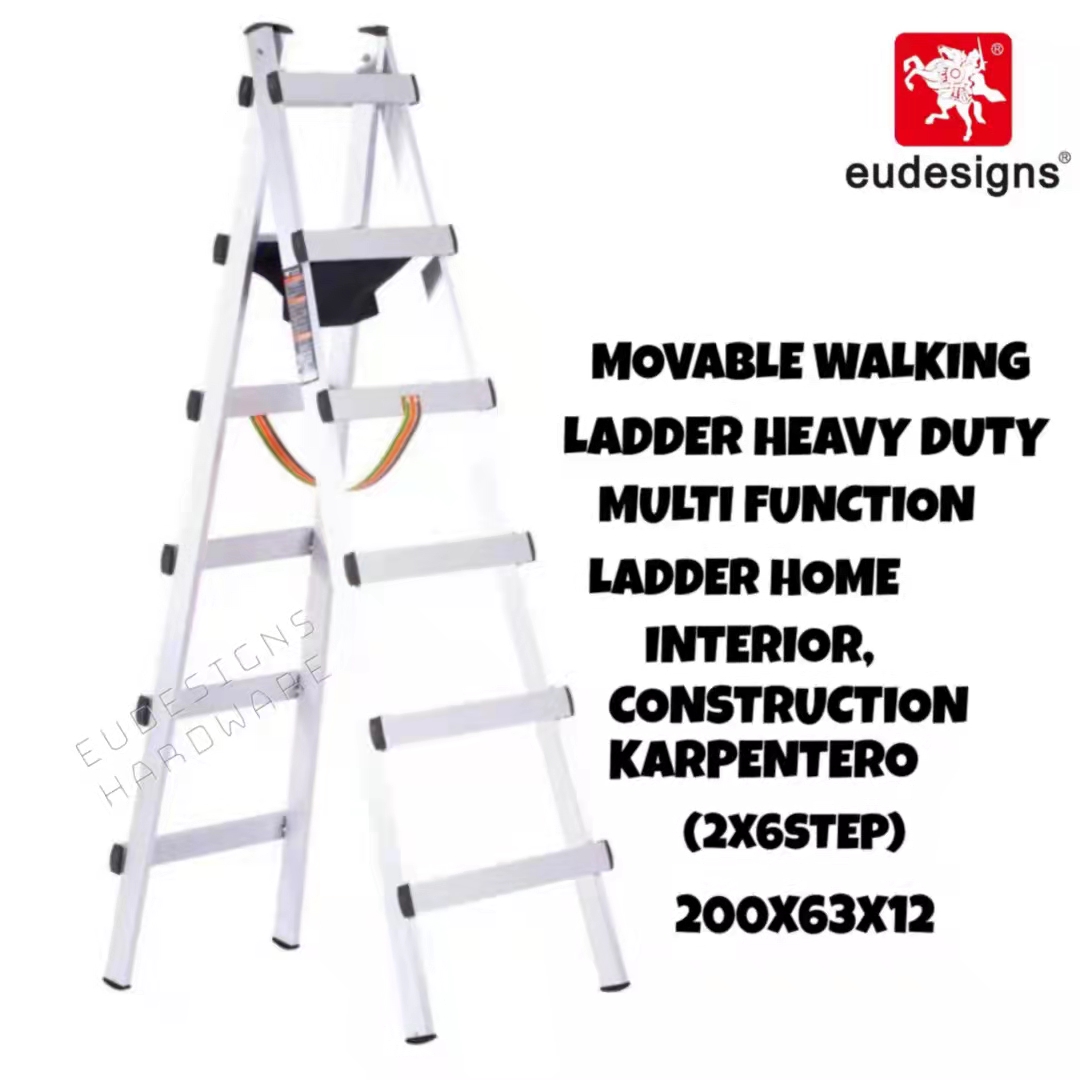 MOVABLE WALKING LADDER HEAVY DUTY MULTI FUNCTION LADDER HOME INTERIOR ...