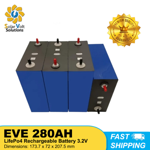Solar Volt Solution - 280AH 3.2V LiFePo4 Lithium Iron Phosphate ...
