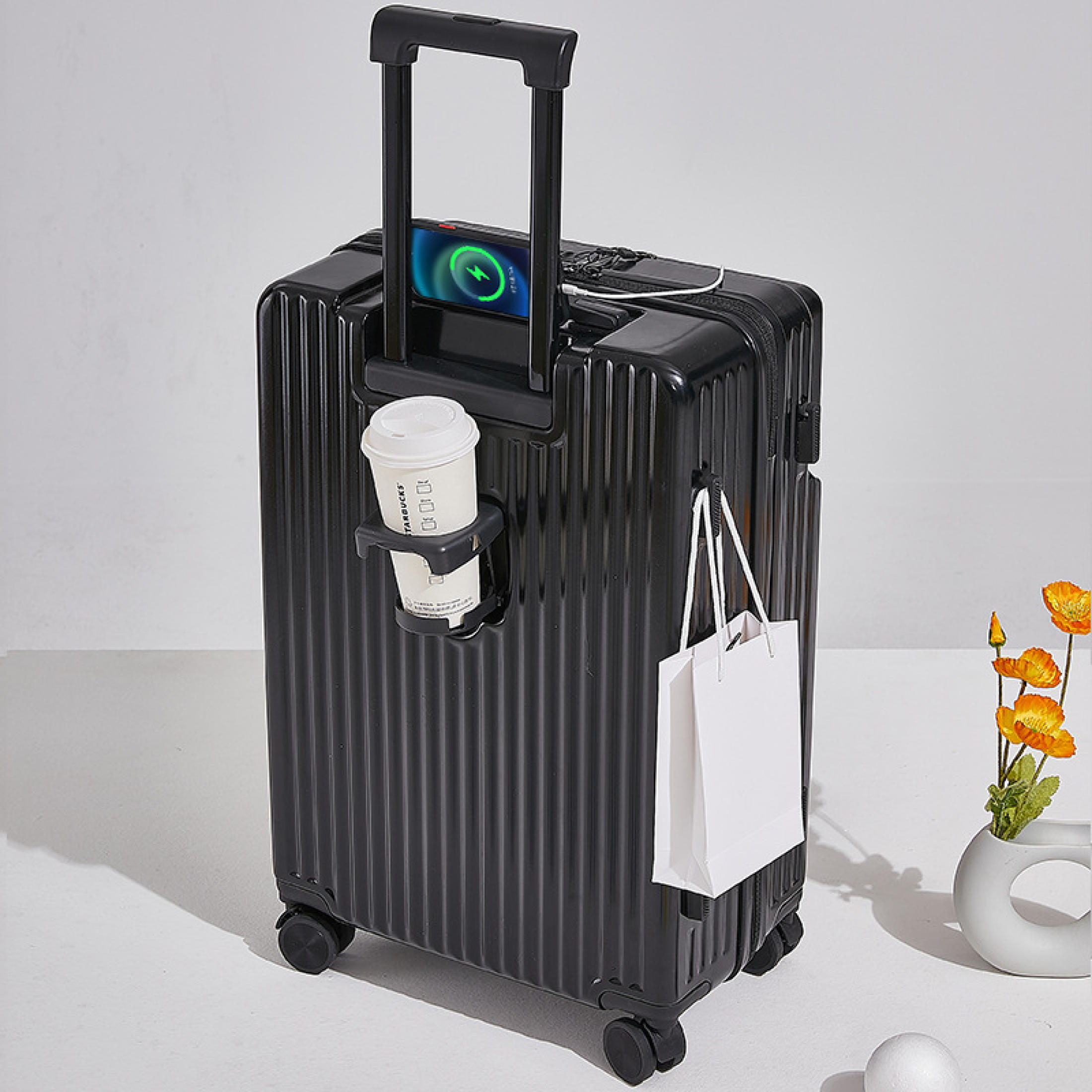 20/24inch Luggage Fashion Travel Luggage Trolley Travel Bag Lightweight ...