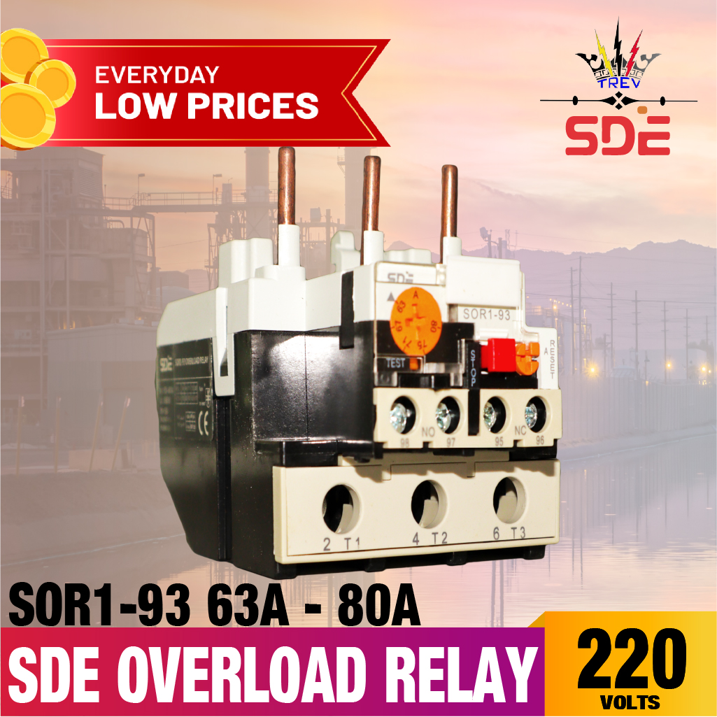 TREV SDE Thermal Overload Relay 220V | Lazada PH