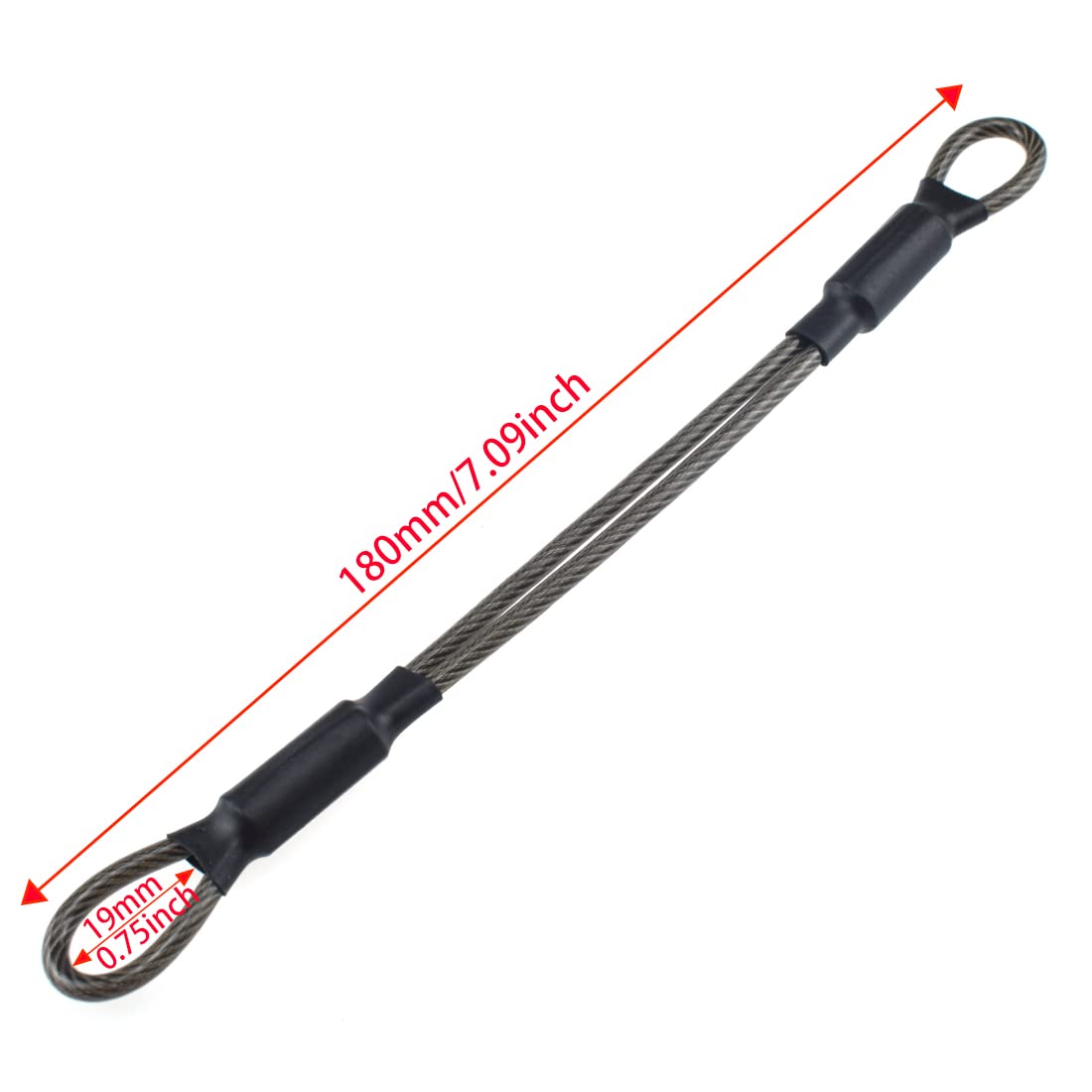 Anti-theft Reminder Rope Wire Rope motorcycle full helmet storage road ...