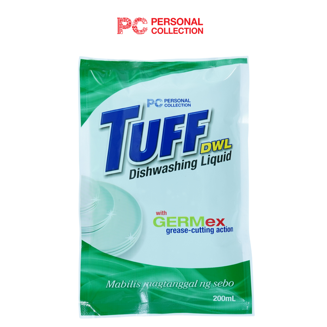 PERSONAL COLLECTION Tuff Dishwashing Liquid with GERMEX 200ml 1 Pouch ...