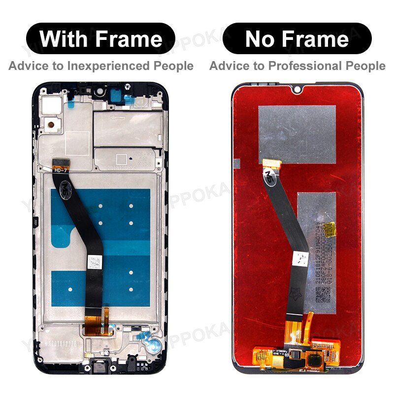 6.09 “สำหรับ Huawei Y6 2019 LCD Y6 Pro 2019จอแสดงผล MRD-LX1F หน้าจอ ...