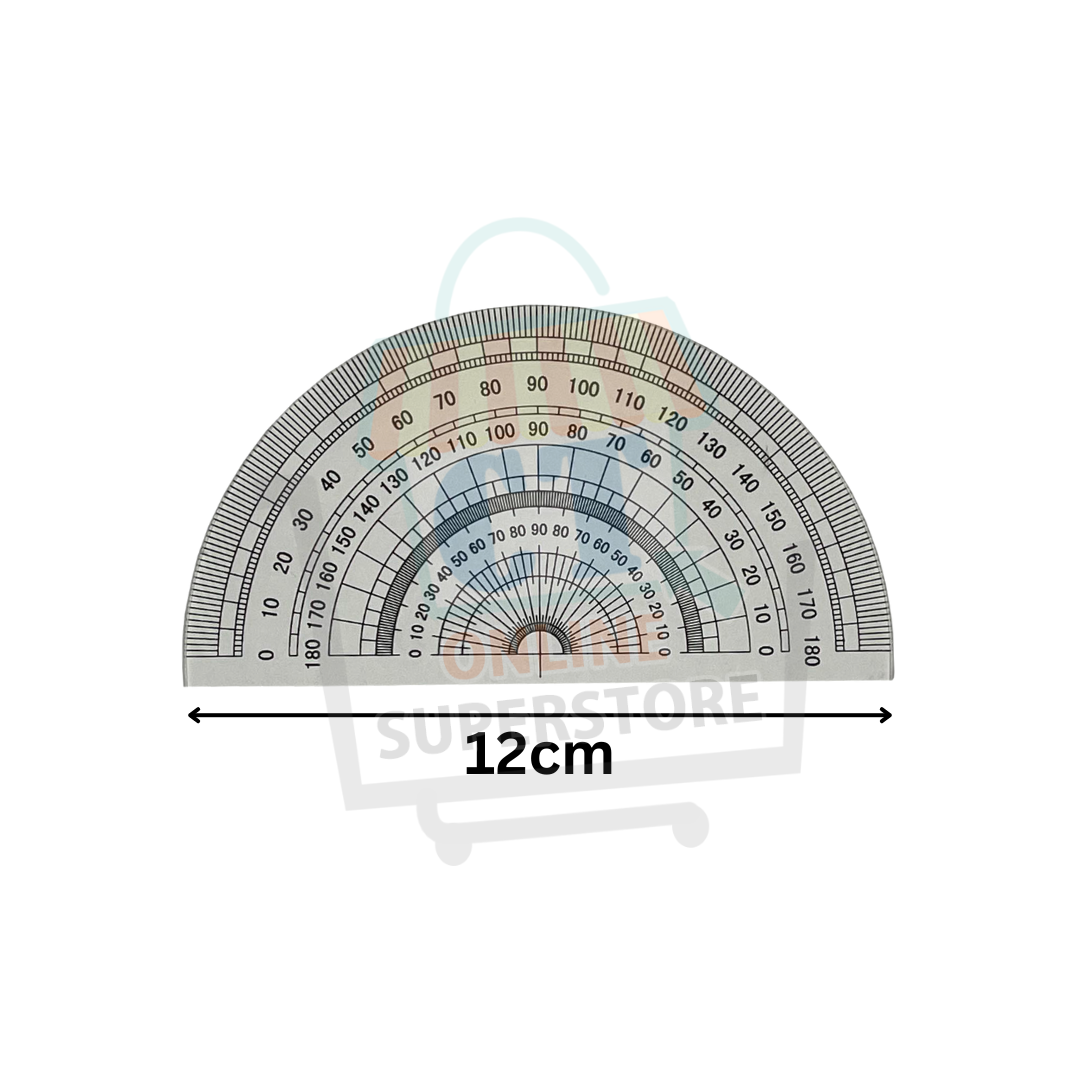 Acrylic Protractor 9cm and 12cm diameter | Lazada PH