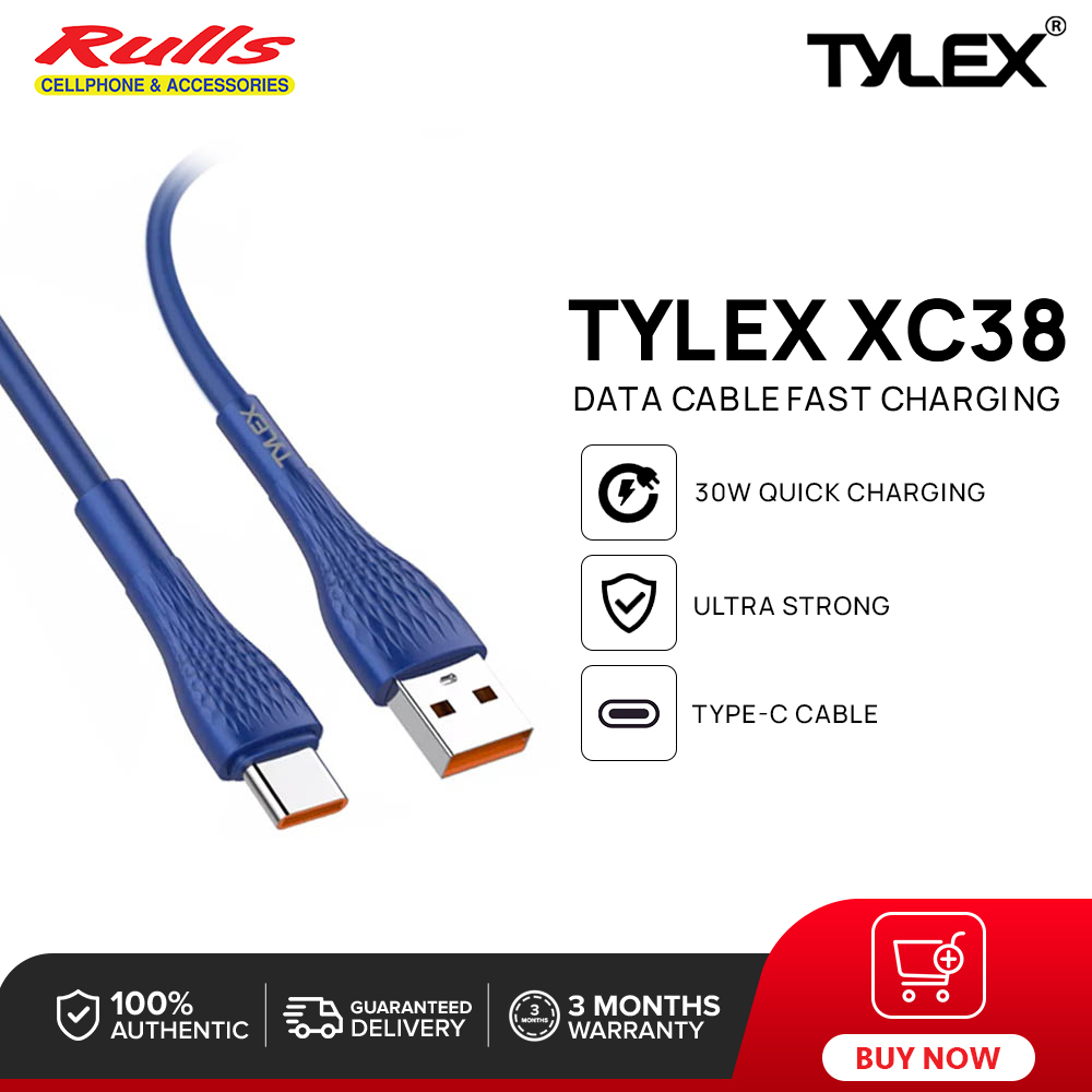 TYLEX XC38 TPE Fast Charging Data Cable with 30W Quick Charge, Ultra ...
