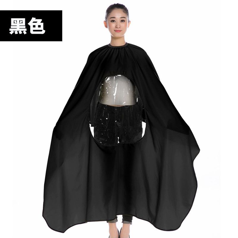 Barber shop hair cut cloth waterproof non-stick hair salon fashion high ...