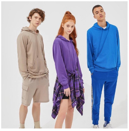 Kinwoo Unisex Plain Hoodie Jacket Cotton Sweatshirt | Lazada PH