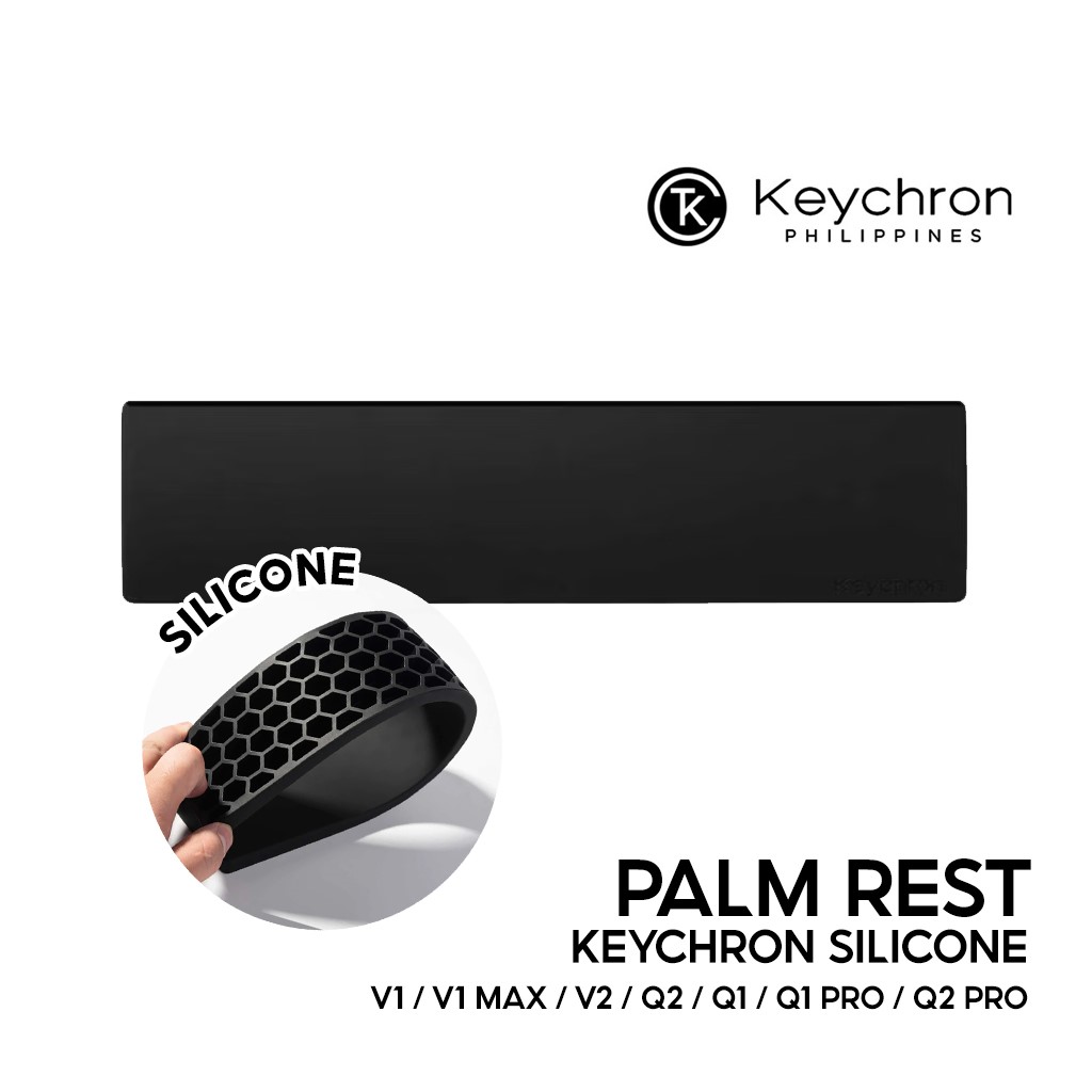 Keychron Silicone Palm Rest (For V1 / V1 Max / V2 / Q2 / Q1 / Q1 Pro / Q2 Pro, PR47) | Lazada PH