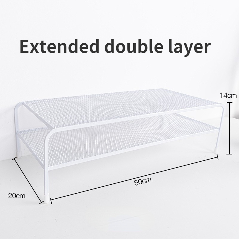 【MAGIGO】Wrought Iron Desktop Rack Computer Elevated Monitor Stand ...