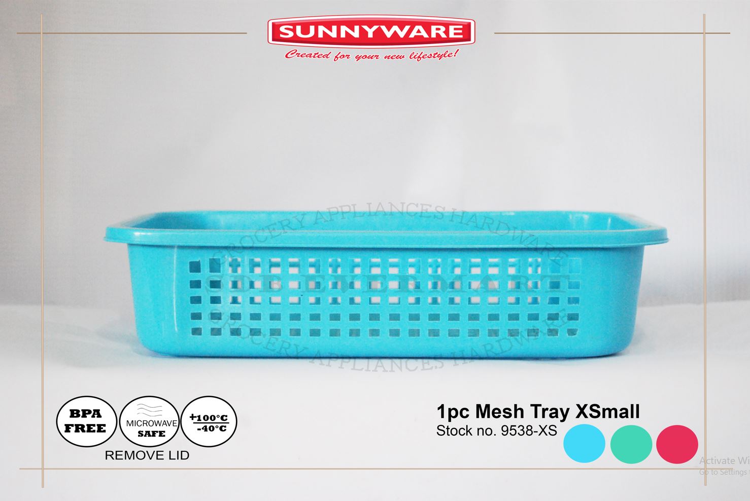1 pc Mesh Tray - Extra small Serving trays [ Sunnyware 9538 ] | Lazada PH