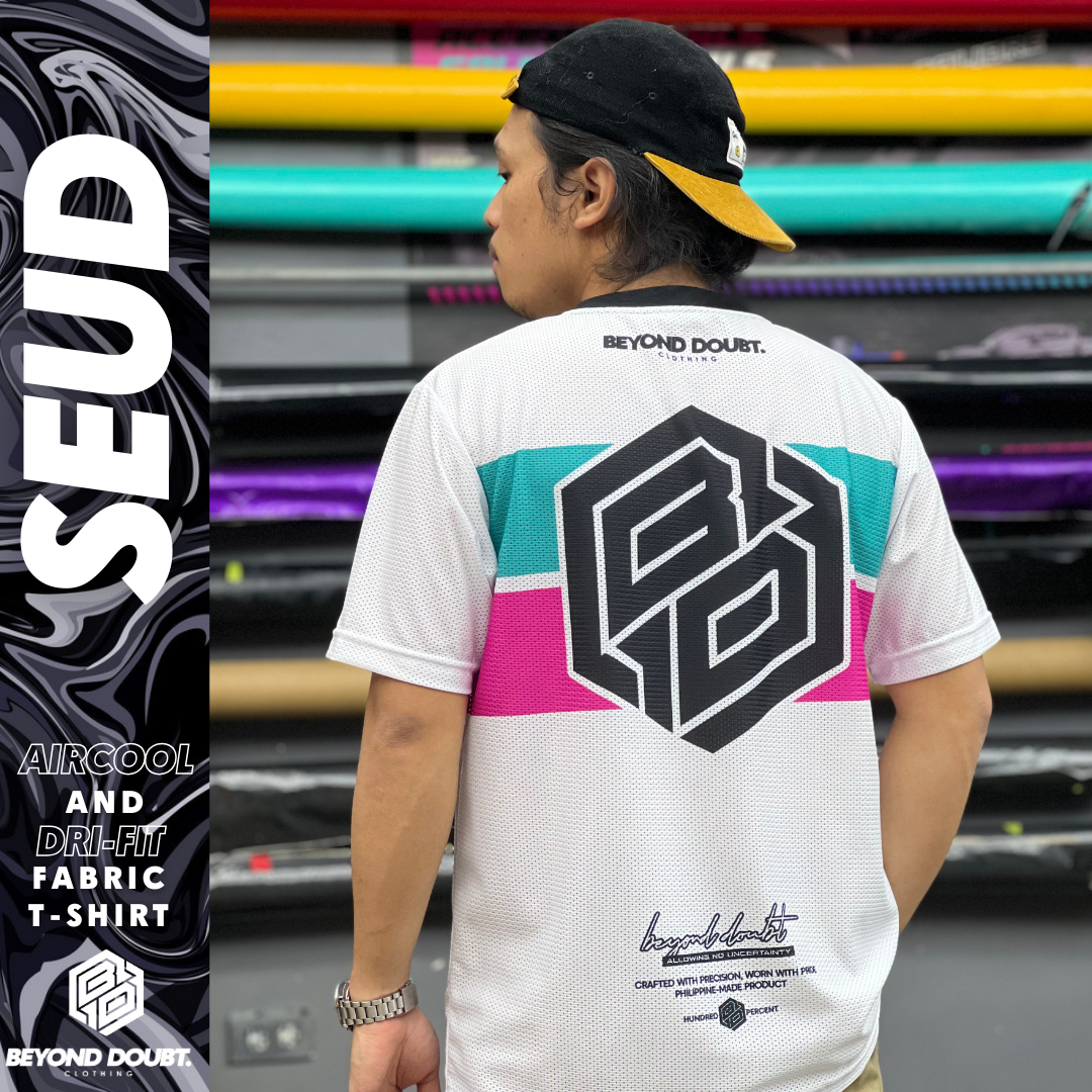T-SHIRT - "SEUD” Design AIRCOOL & DRIFIT Fabric - BEYOND DOUBT CLOTHING ...