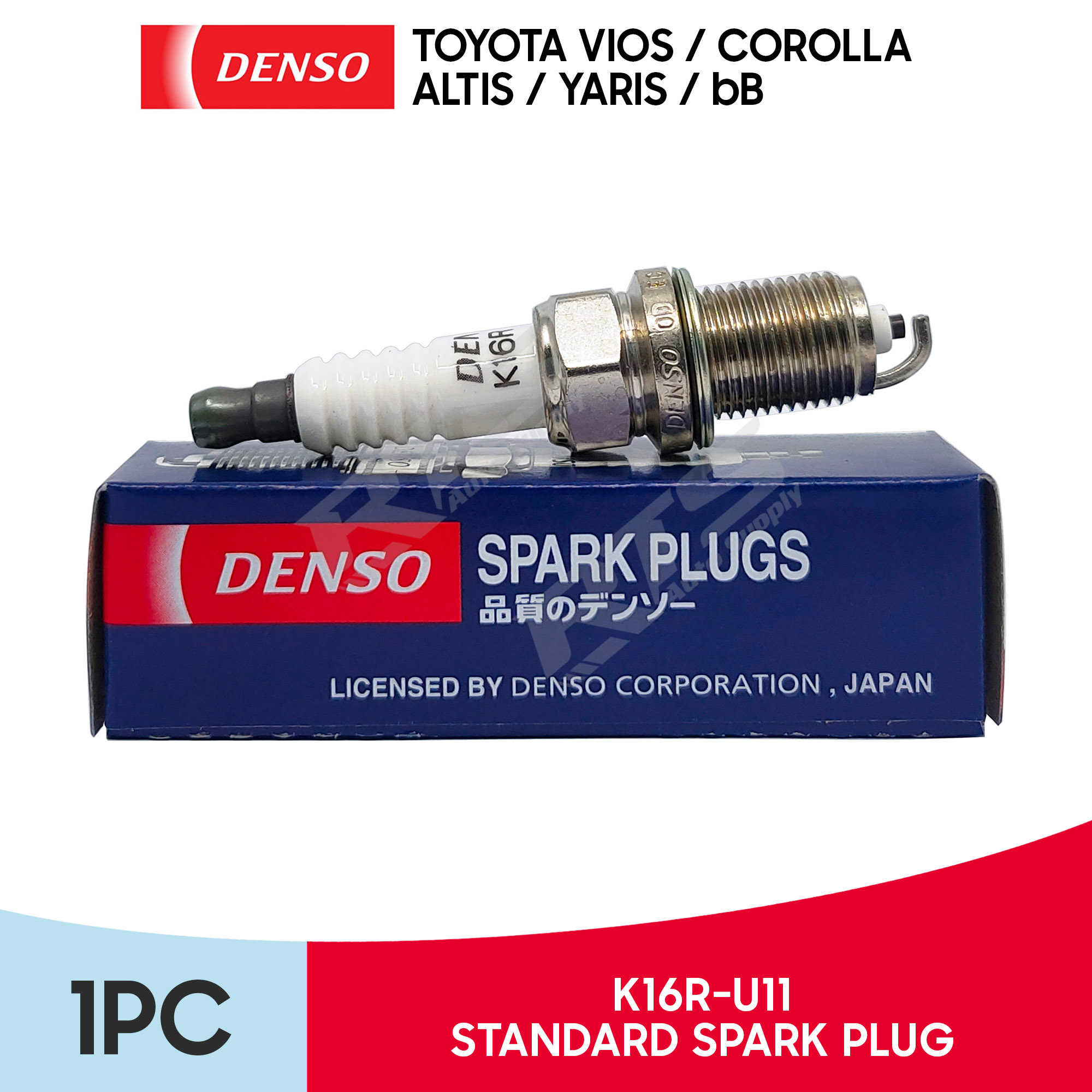 Denso K16R-U11 Standard Spark plug for Toyota Vios / Corolla / Altis ...