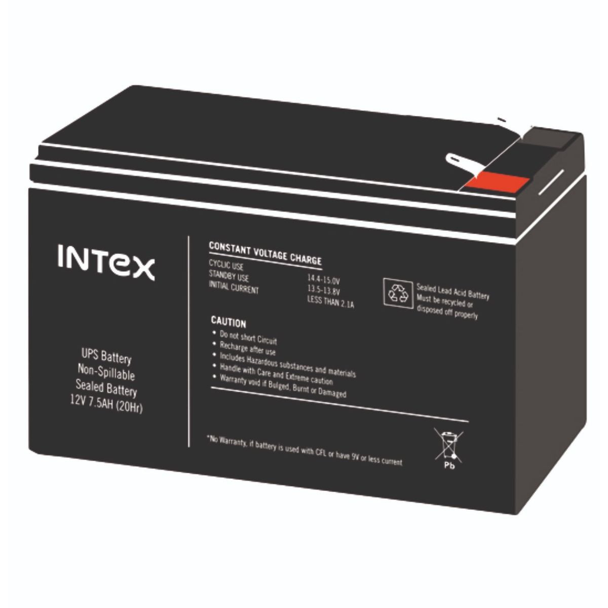 Intex Battery for UPS And KStar 6-FM-9 Maintenance Free Sealed Lead ...