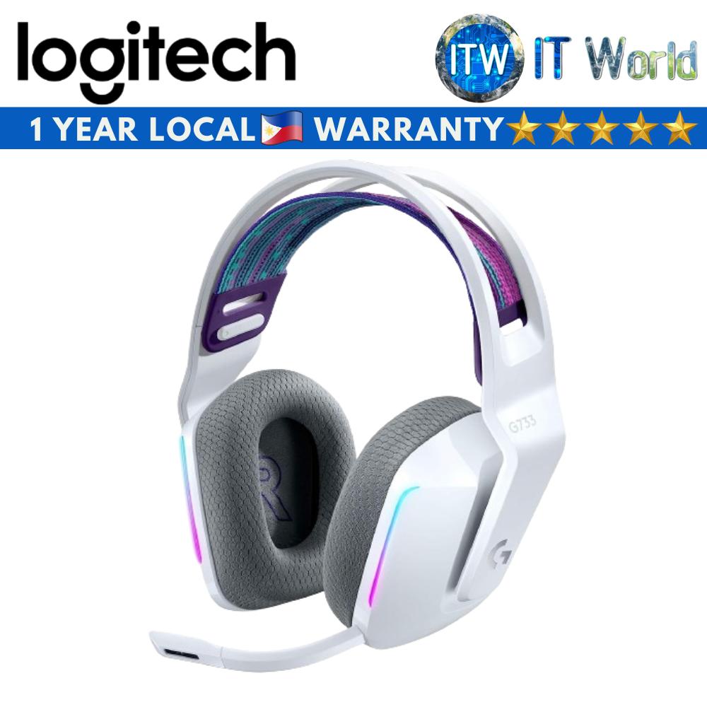 Itw | Logitech G733 Lightspeed Wireless RGB Gaming Headset (Black ...