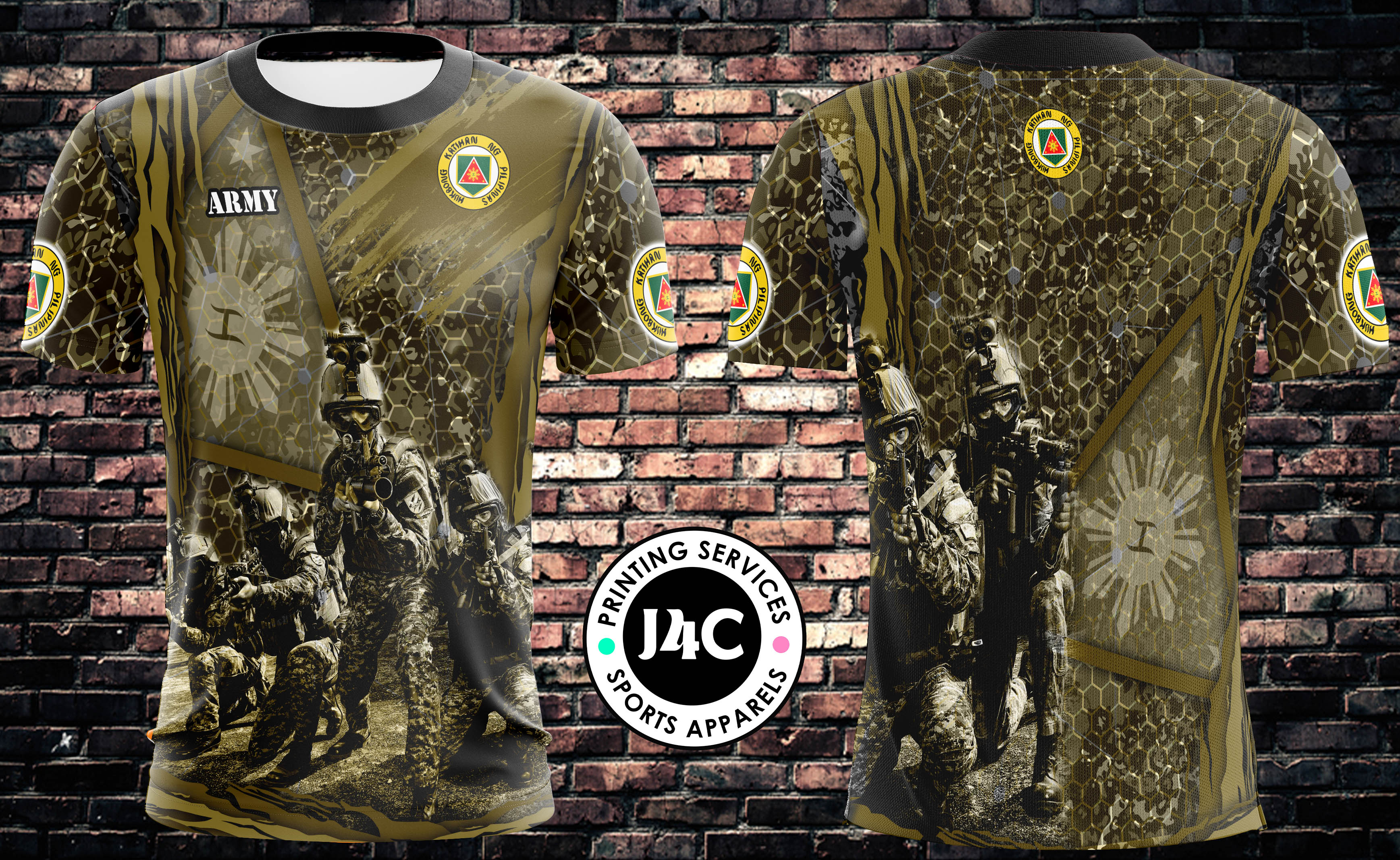 HUKBONG KATIHAN NG PILIPINAS ARMY FULL SUBLIMATION SHIRT D | Lazada PH