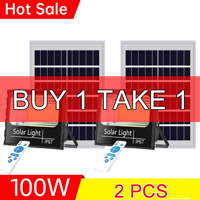 【Local seller】300W/100W/65W/25W solar lights waterproof solar outdoor ...